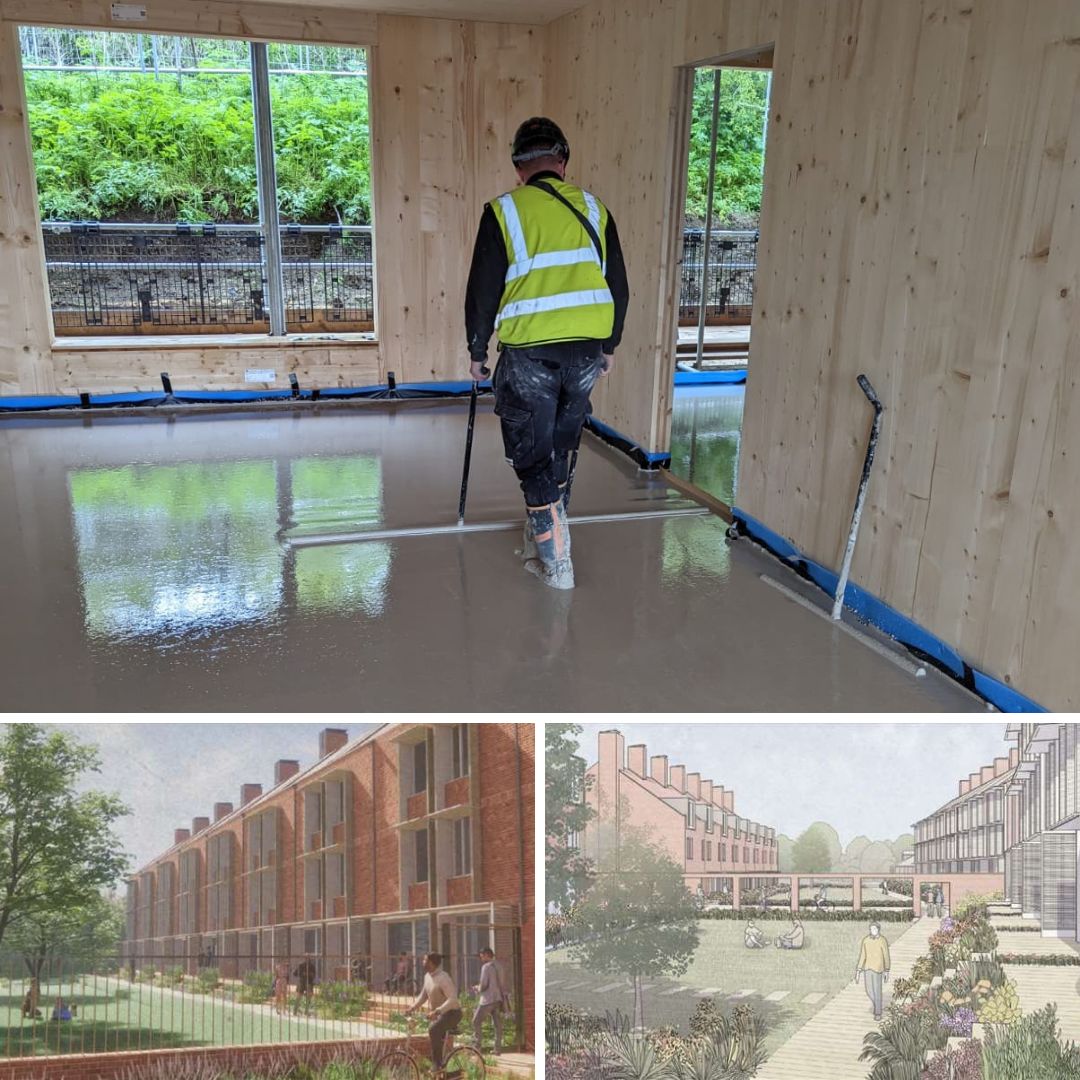 TS15 Screed Installed Cambridge University
